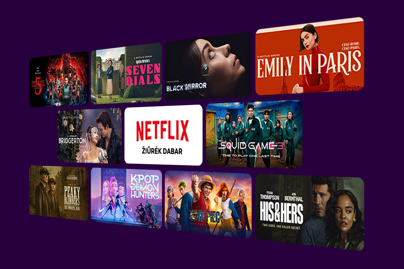 Telia planai su Netflix - 5G, TV ir interneto planai - Telia
