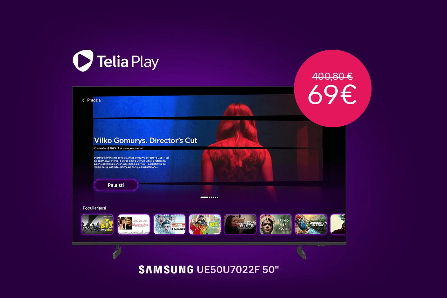 Mobilaus ryšio, interneto ir televizijos paslaugos - Telia